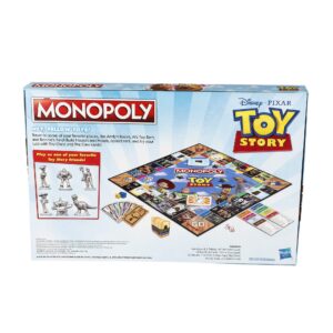 Monopoly Toy Story Board Game Family and Kids Ages 8+, Brown/A