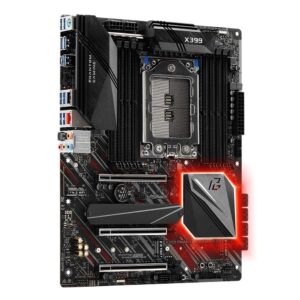 ASROCK Socket TR4 AMD X399, with Chips ATX Gaming Motherboard X399 Phantom Gaming 6