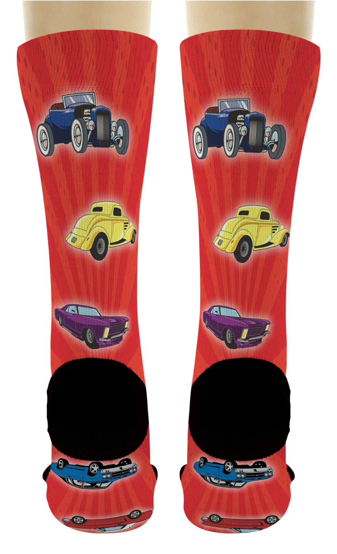 Classic Car Lover Gifts for Men and Women Classics Sock Car Novelty Gifts 1-Pair Novelty Crew Socks