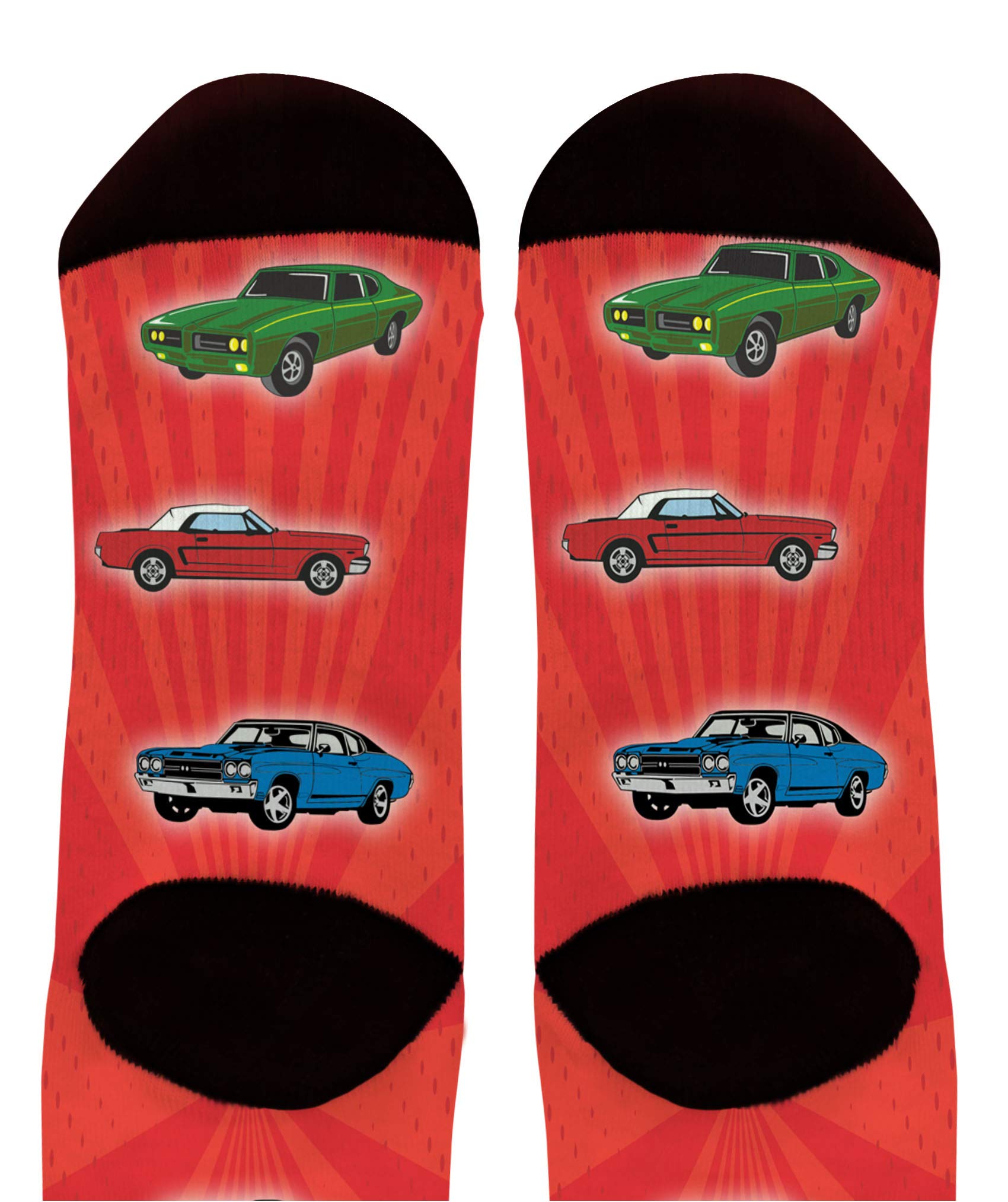 Classic Car Lover Gifts for Men and Women Classics Sock Car Novelty Gifts 1-Pair Novelty Crew Socks