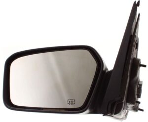 kool-vue mirror driver side compatible with 2006 lincoln zephyr & 2007-2010 mkz power glass, heated, with memory, with puddle light - fo1320322