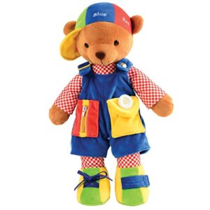 cre8tive minds kids learn and play teddy bear toy, multicolor