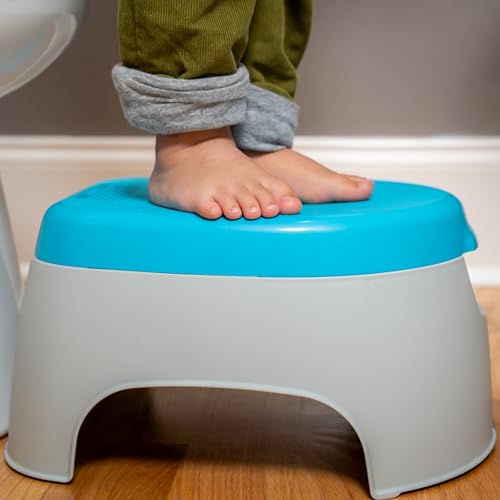 Summer Infant 3-in-1 Train with Me Potty Seat Topper and Stepstool for Toddler Training and Beyond Easy to Empty and Clean Space Saving, Multicolor, 12.7x7.7x14.8"(Pack of 1)