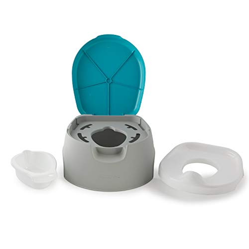 Summer Infant 3-in-1 Train with Me Potty Seat Topper and Stepstool for Toddler Training and Beyond Easy to Empty and Clean Space Saving, Multicolor, 12.7x7.7x14.8"(Pack of 1)