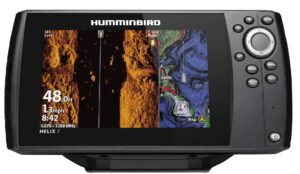 humminbird 410950-1nav helix 7 chirp msi (mega side imaging) gps g3 nav fish finder