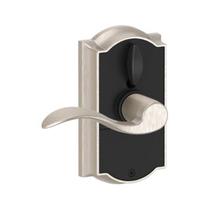 Schlage Touch Camelot Lock with Accent Lever (Satin Nickel) FE695 CAM 619 Acc