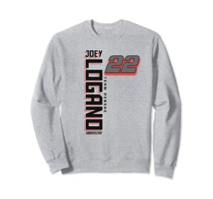 nascar - joey logano - vertical carbon fiber sweatshirt