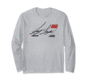 nascar - joey logano - signature long sleeve t-shirt