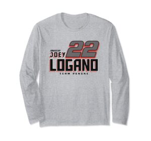 nascar - joey logano - carbon fiber long sleeve t-shirt