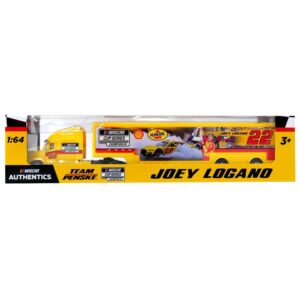 Lionel Racing Joey Logano 2022 Champ Shell Pennzoil NASCAR Authentics Diecast Hauler 1:64 Scale