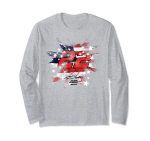 nascar - joey logano - fireworks long sleeve t-shirt