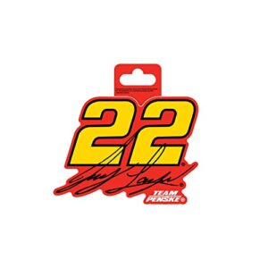 joey logano #22 decal 4" x 4" - #22