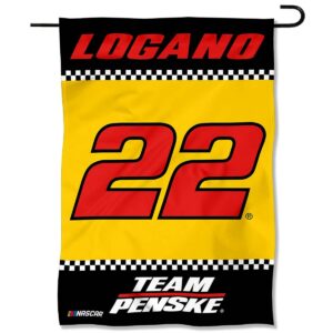 joey logano double sided garden banner flag