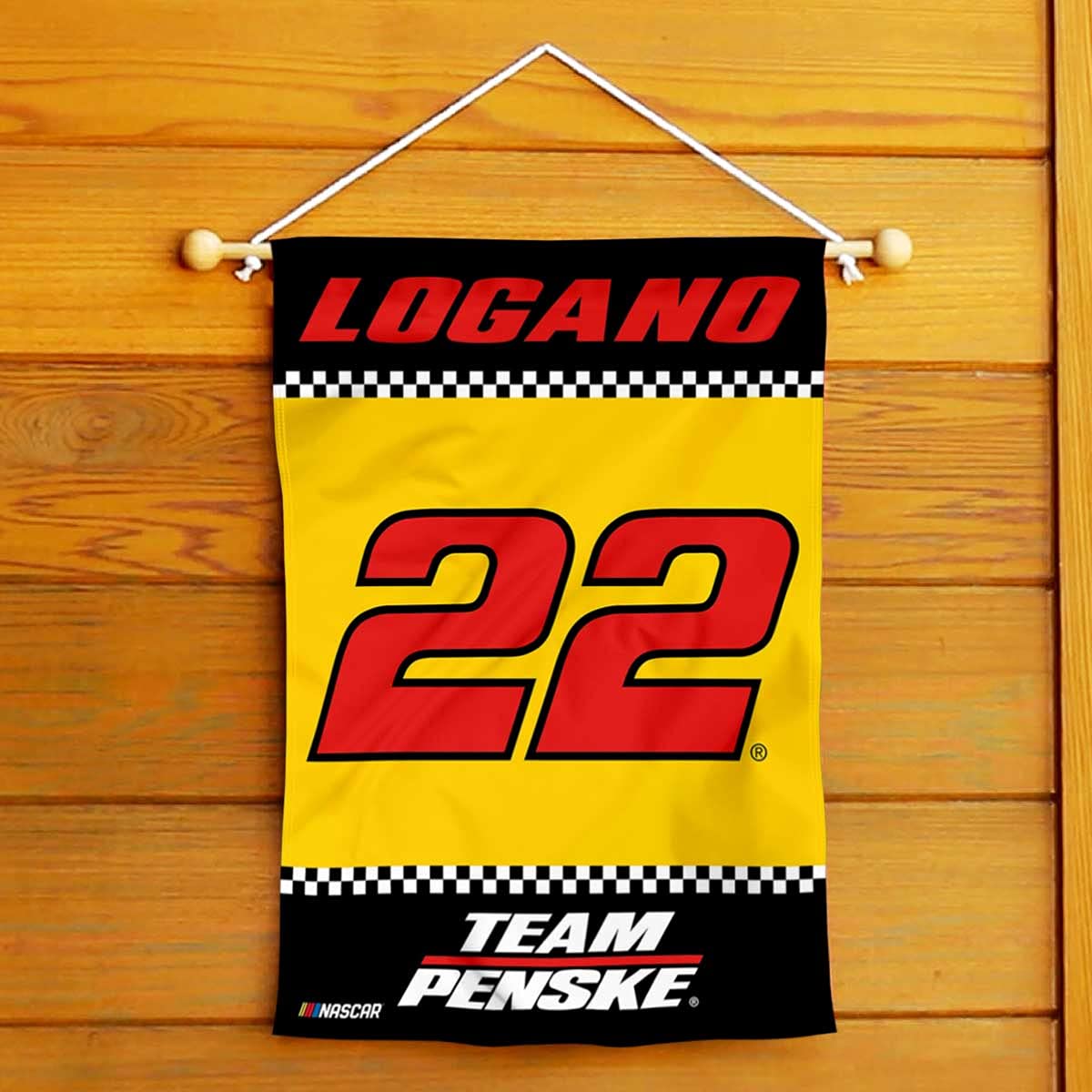 Joey Logano Double Sided Garden Banner Flag