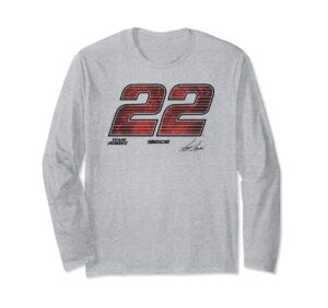 nascar - joey logano - marble long sleeve t-shirt