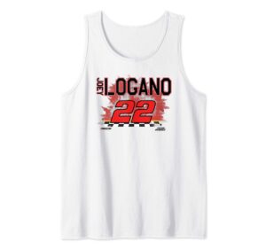 nascar - joey logano - dust storm tank top