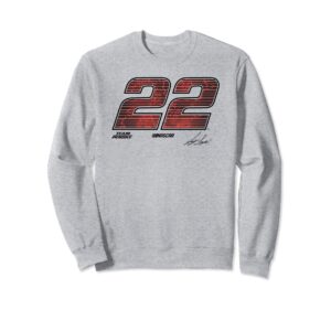 nascar - joey logano - marble sweatshirt