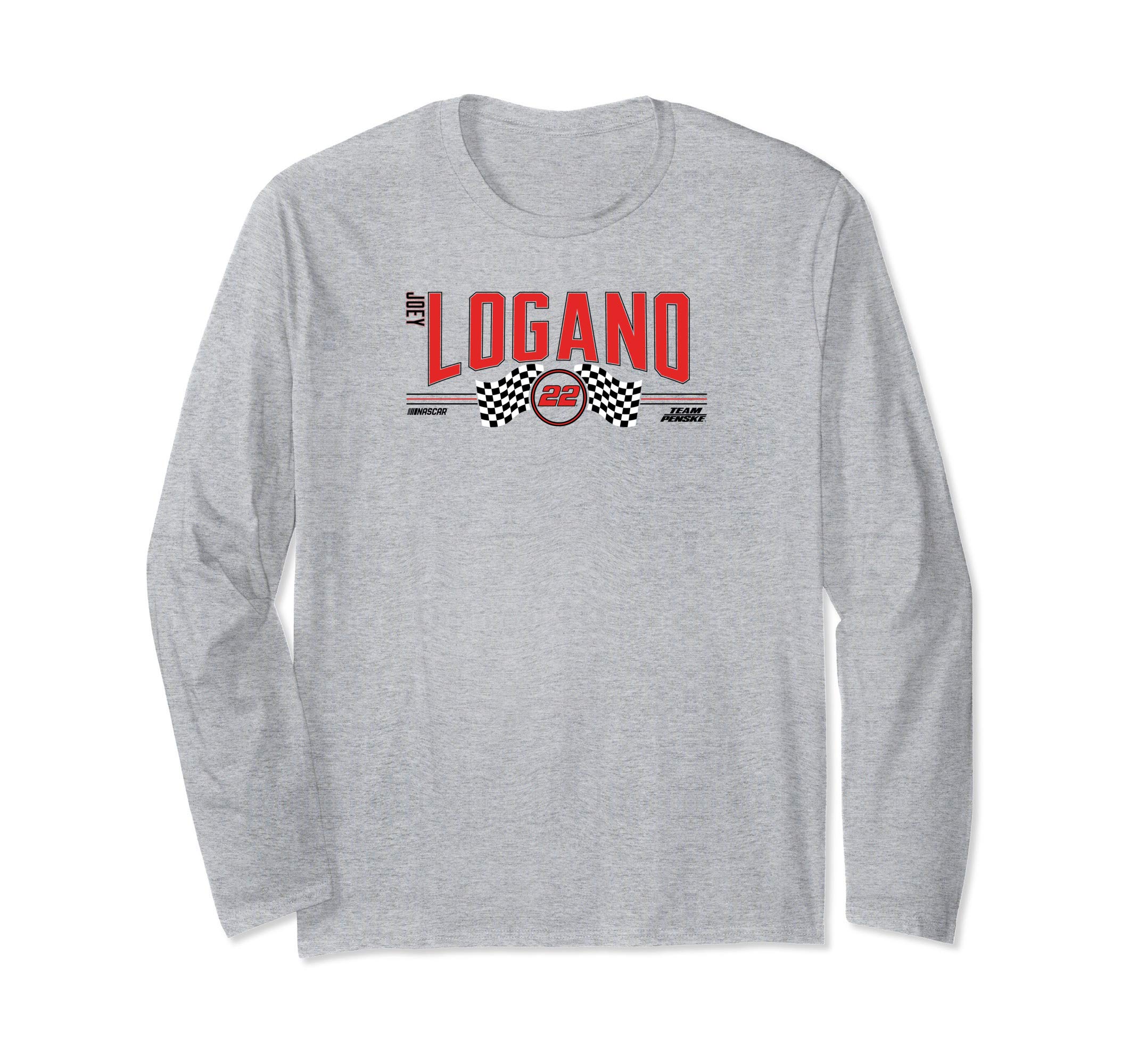 NASCAR - Joey Logano - Racing Flags Long Sleeve T-Shirt