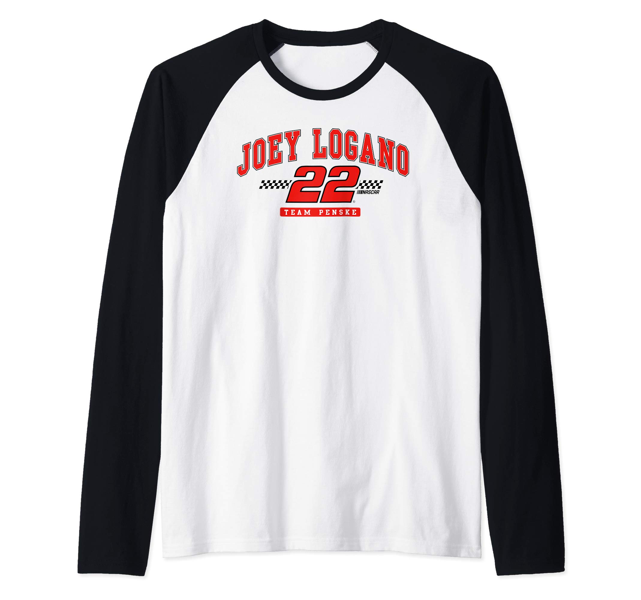 NASCAR - Joey Logano - Arch Raglan Baseball Tee