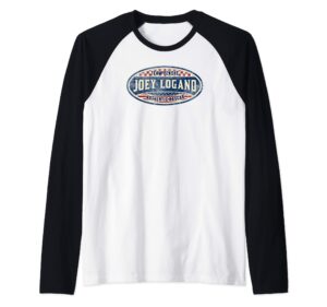 nascar - joey logano - vintage raglan baseball tee