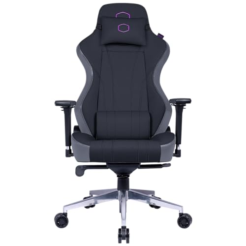 Cooler Master Caliber X1C Ergonomic Gaming Chair Black, Cool-in Fabric, 360° Swivel, 180 Reclining, Lumbar Support, High Density Foam Cushions, 4D Armrests, Adjustable Gas Lift for PC Game | Office