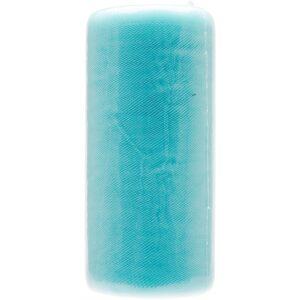 falk fabrics tulle spool, 6-inch by 25-yard, aqua