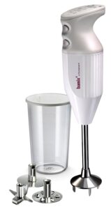 bamix m133 mono immersion blender & processor, silver