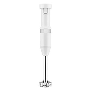 kitchenaid variable speed corded hand blender - khbv53, white