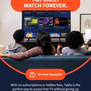 Tablo 4th Gen 2-Tuner Over-The-Air (OTA) DVR - Watch, Pause & Record Live TV, News, Sports & Movies Throughout Your Home Over Wi-Fi - Pairs w/Any TV Antenna - 50+ Hrs Recording - No Subscriptions