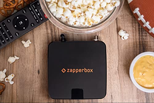 ZapperBox M1 ATSC 3.0 OTA Tuner & DVR with 4K, HDR, and Channel Guide (Single Tuner)