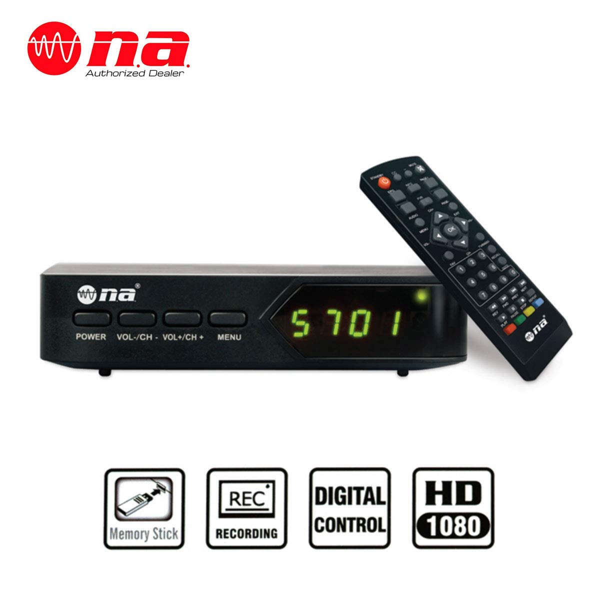 Digital HD TV Converter Box DVR USB HDMI 1080P Multimedia Player Adapter