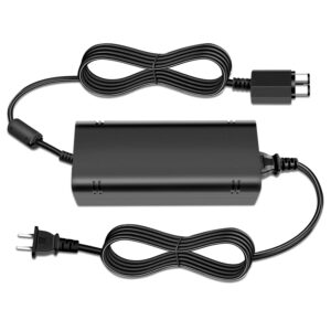 xbox 360s/ slim (only fit 360 s) power supply, ac adapter power supply cord brick for xbox 360 slim auto voltage (black)