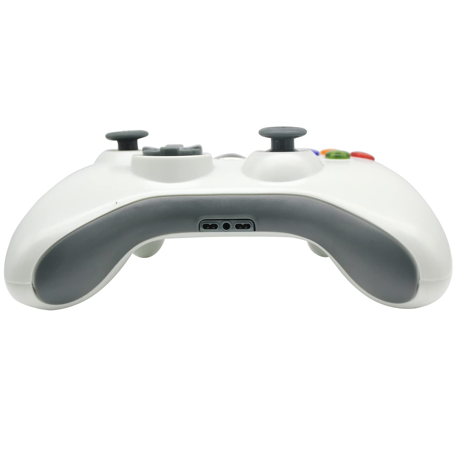 OSTENT Wired USB Controller Gamepad Joystick for Microsoft Xbox 360 Console Windows PC Laptop Computer Video Game Color White