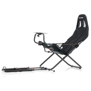 playseat challenge sim racing cockpit | foldable & adjustable | for high performance sim racing | compact & flexible | supports all steering wheels & pedals | for pc and console | actifit edition