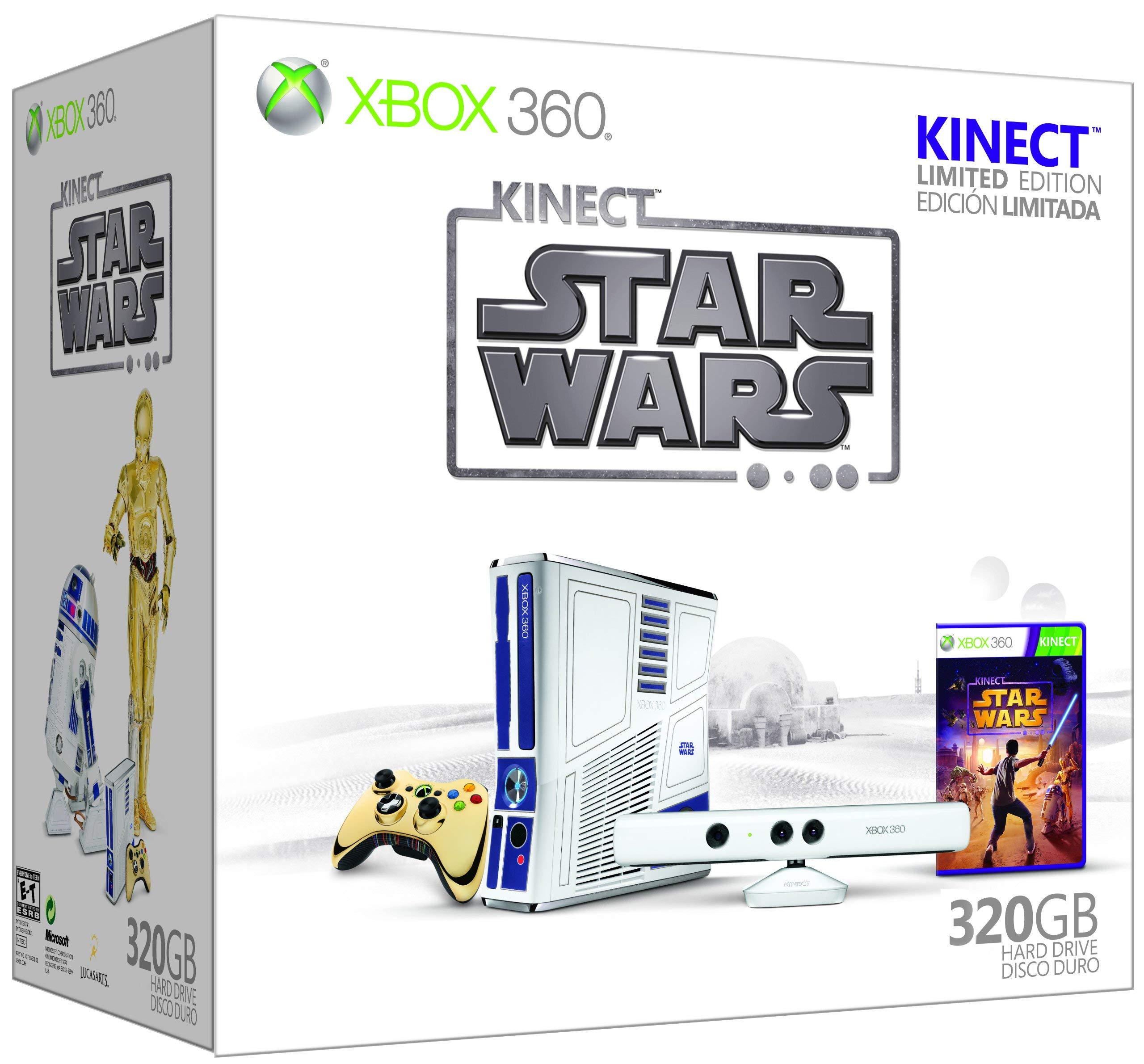 Xbox 360 Limited Edition Kinect Star Wars Bundle (Renewed)