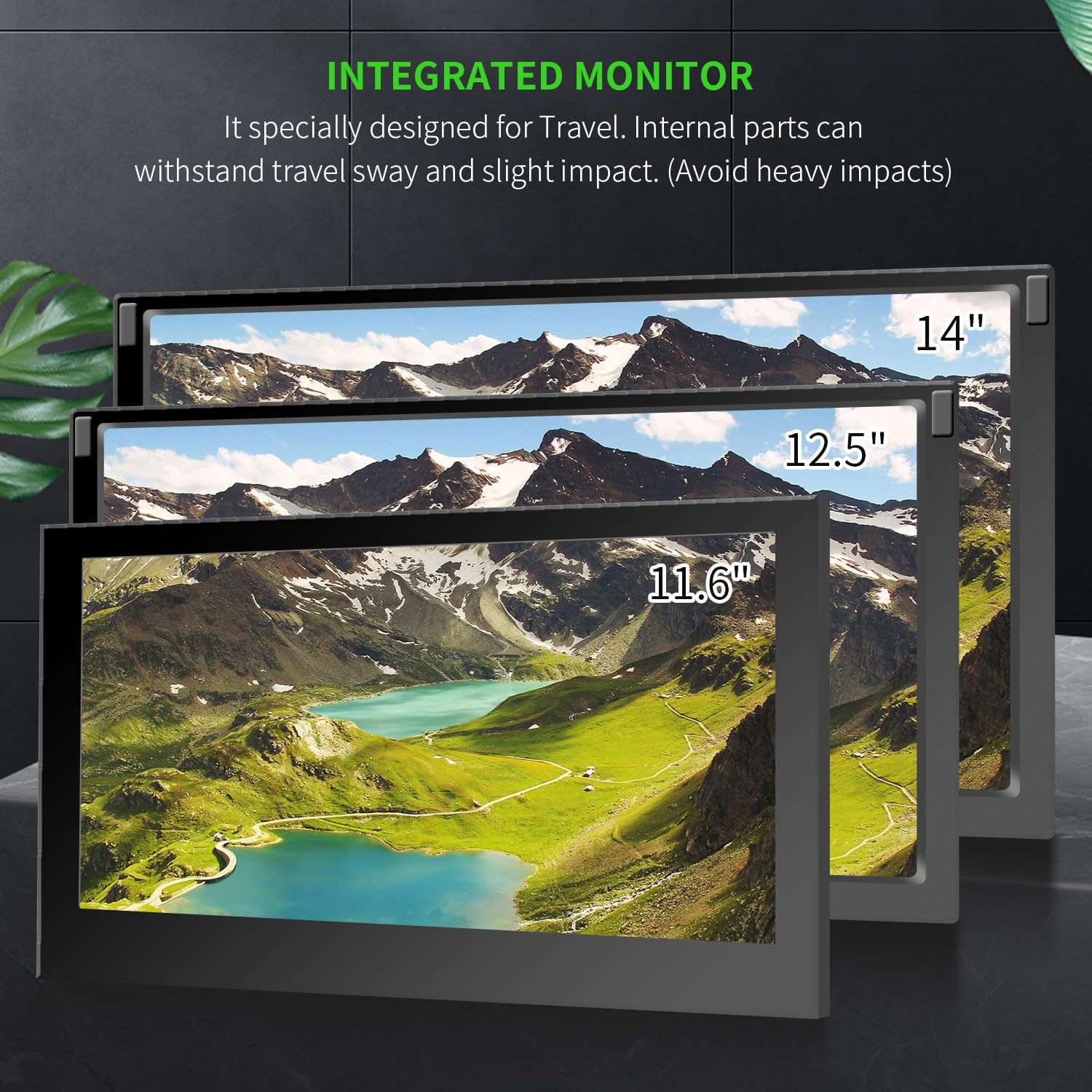 G-STORY 14' Portable Gaming Monitor IPS 1080P Screen for Xbox Series S - 1TB SSD, HDR, Freesync, Game Mode, Travel Monitor