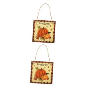 nolitoy 2pcs pumpkins decor hanger rack thanksgiving door hanger thanksgiving decorations clothes rack thanksgiving door decorations thanksgiving wall decorations wood hangers wooden