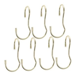 nolitoy 8 pcs s hook over door hanger belt hooks for closet hooks for bags wardrobe bag hanger purse hook door purse hanger closet purse hanger bag type stainless steel pole hook