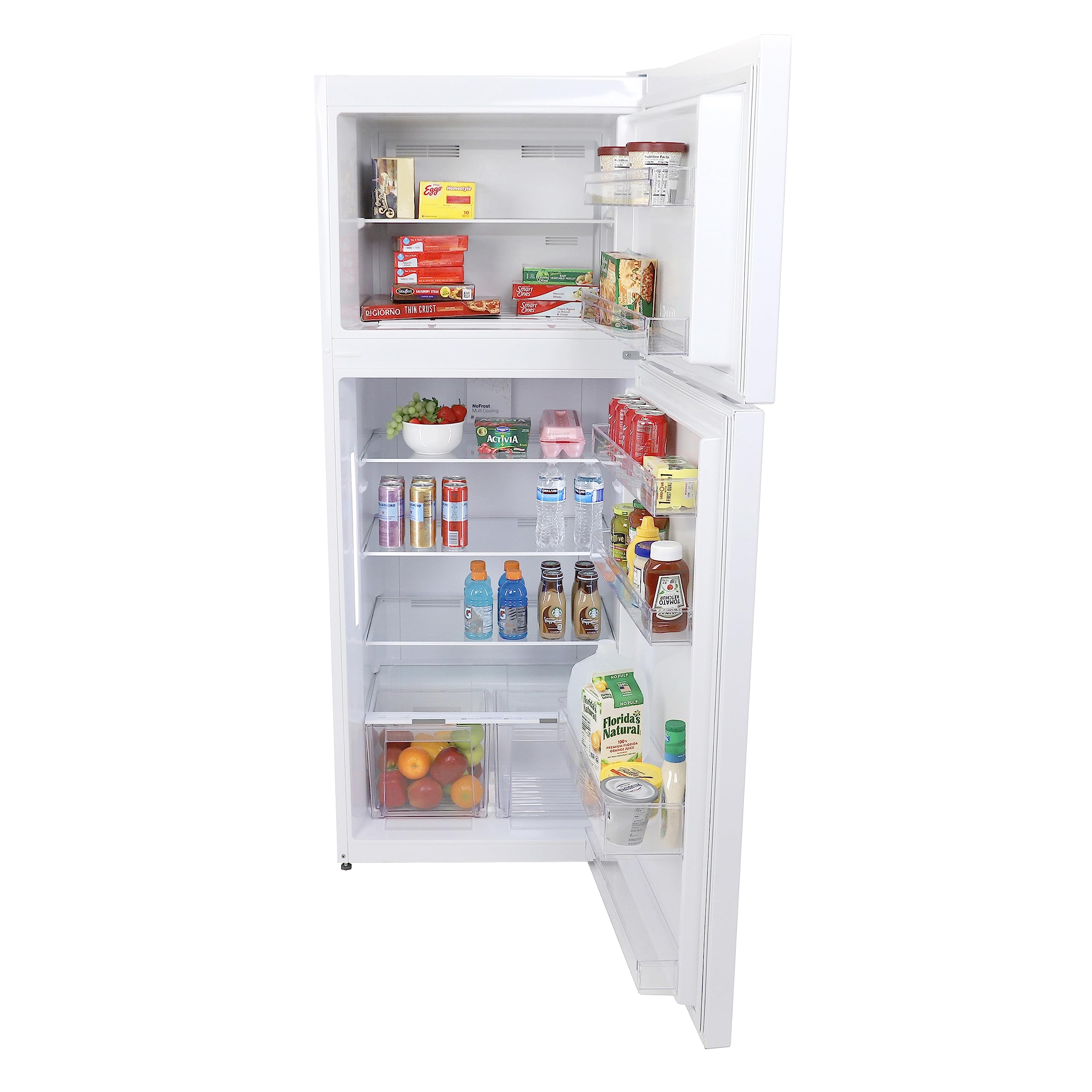 West Bend Frost Free Apartment Size Refrigerator, 14.3-Cu.Ft, White