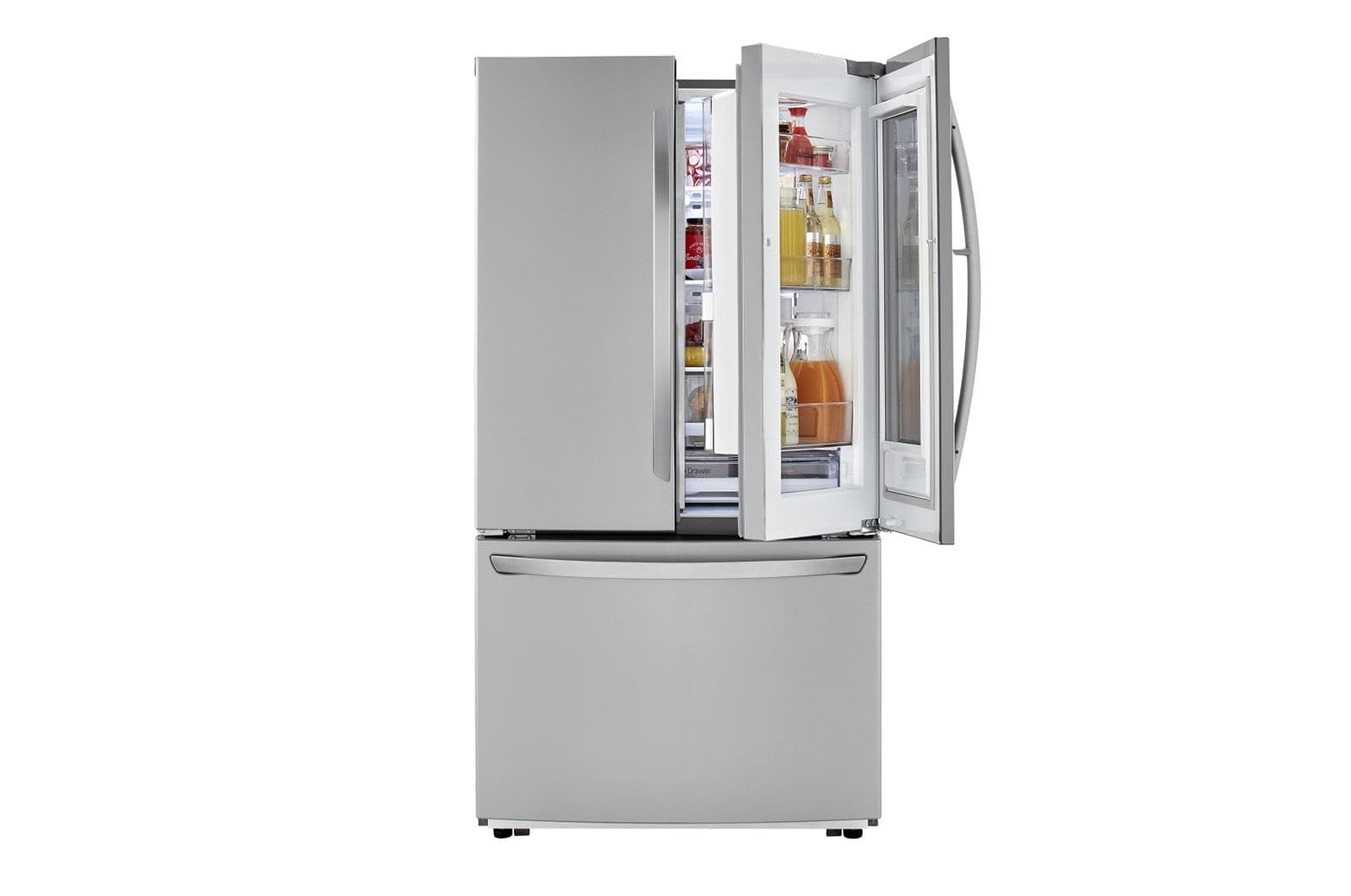 LG LFCS27596S 27 Cu.Ft. Door-in-Door InstaView French-Door Refrigerator (2019)