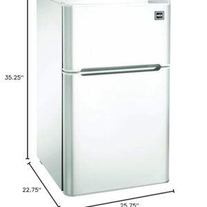 RCA RFR832WHITE RFR832 Refrigerator/Freezer, White, 3.2 cubic feet