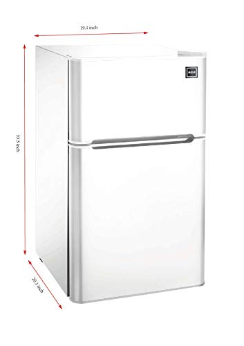 RCA RFR832WHITE RFR832 Refrigerator/Freezer, White, 3.2 cubic feet