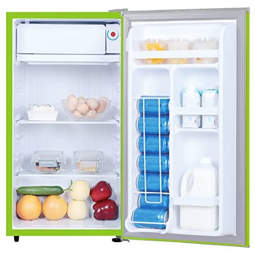 Igloo RCA RFR321-FR320/8 IGLOO Mini Refrigerator, 3.2 Cu Ft Fridge, Lime