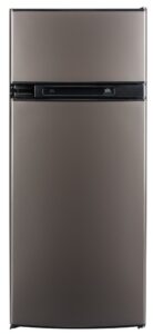 norcold n3150agl 3.7 cu. ft. 2 door refrigerator (3-way ac/lp euro, left hand door auto lcd control grey doors)