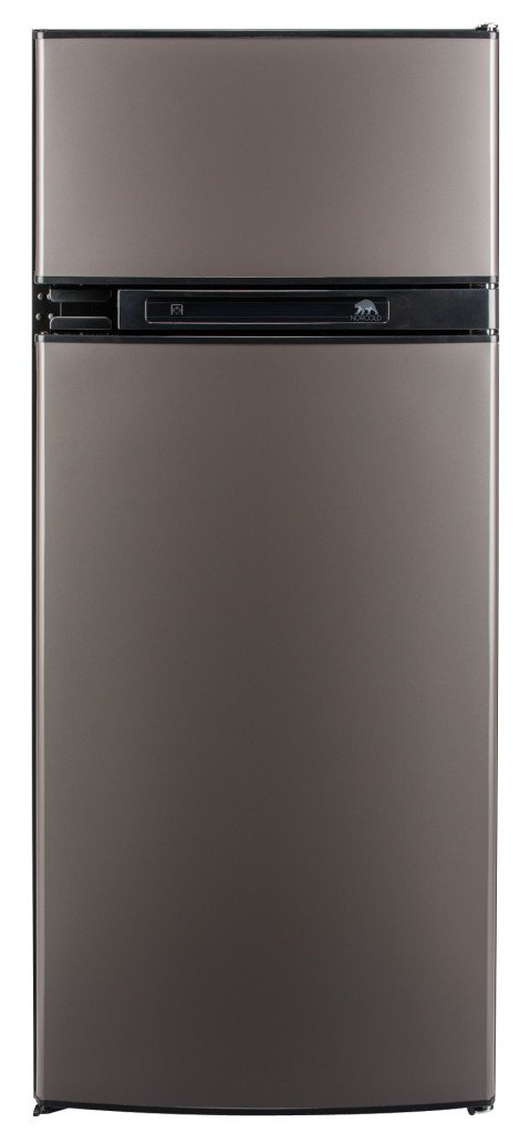 Norcold N3150AGL 3.7 cu. ft. 2 Door Refrigerator (3-Way AC/LP Euro, Left Hand Door Auto LCD Control Grey Doors)