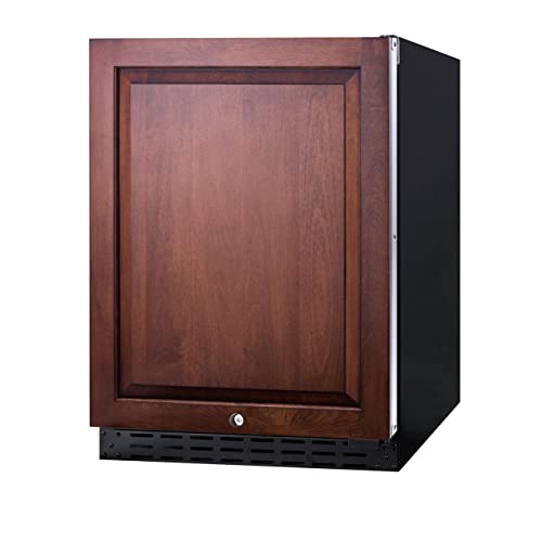 Summit Appliance AL55IF 24" Wide Built-In All-Refrigerator; Panel-ready Door (Panels not Included); ADA Compliant; Fan-forced Cooling; 4.2 cu.ft Capacity; Automatic Defrost; Digital Control Panel