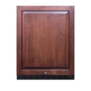 Summit Appliance AL55IF 24" Wide Built-In All-Refrigerator; Panel-ready Door (Panels not Included); ADA Compliant; Fan-forced Cooling; 4.2 cu.ft Capacity; Automatic Defrost; Digital Control Panel