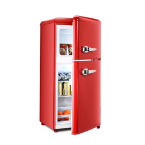 hopday fls-80g-red retro compact refrigerator, red