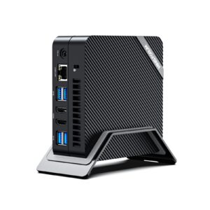 minisforum venus series um773 lite mini pc amd ryzen 7 7735hs barebones desktop computer, no ram no ssd, 2.5gbps lan, 2x4k hdmi, 1x8k usb4 output, radeon 680m graphics micro pc