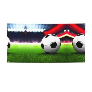 banners and signs for outdoor 35x71 backdrop for birthday party business graduation wedding event,soccer sports ball